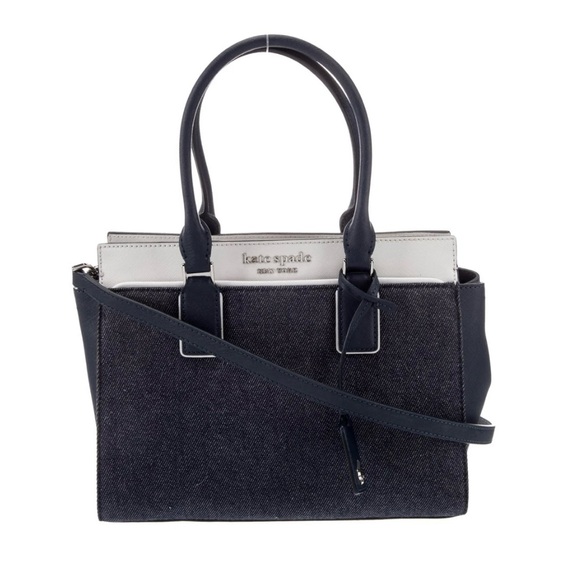 kate spade | Bags | Kate Spade Cameron Denim Colorblock Medium Satchel ...